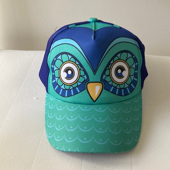 Pugs | Accessories | Nwt Pugs Frankie Bluegreen Owl Baseball Cap | Poshmark